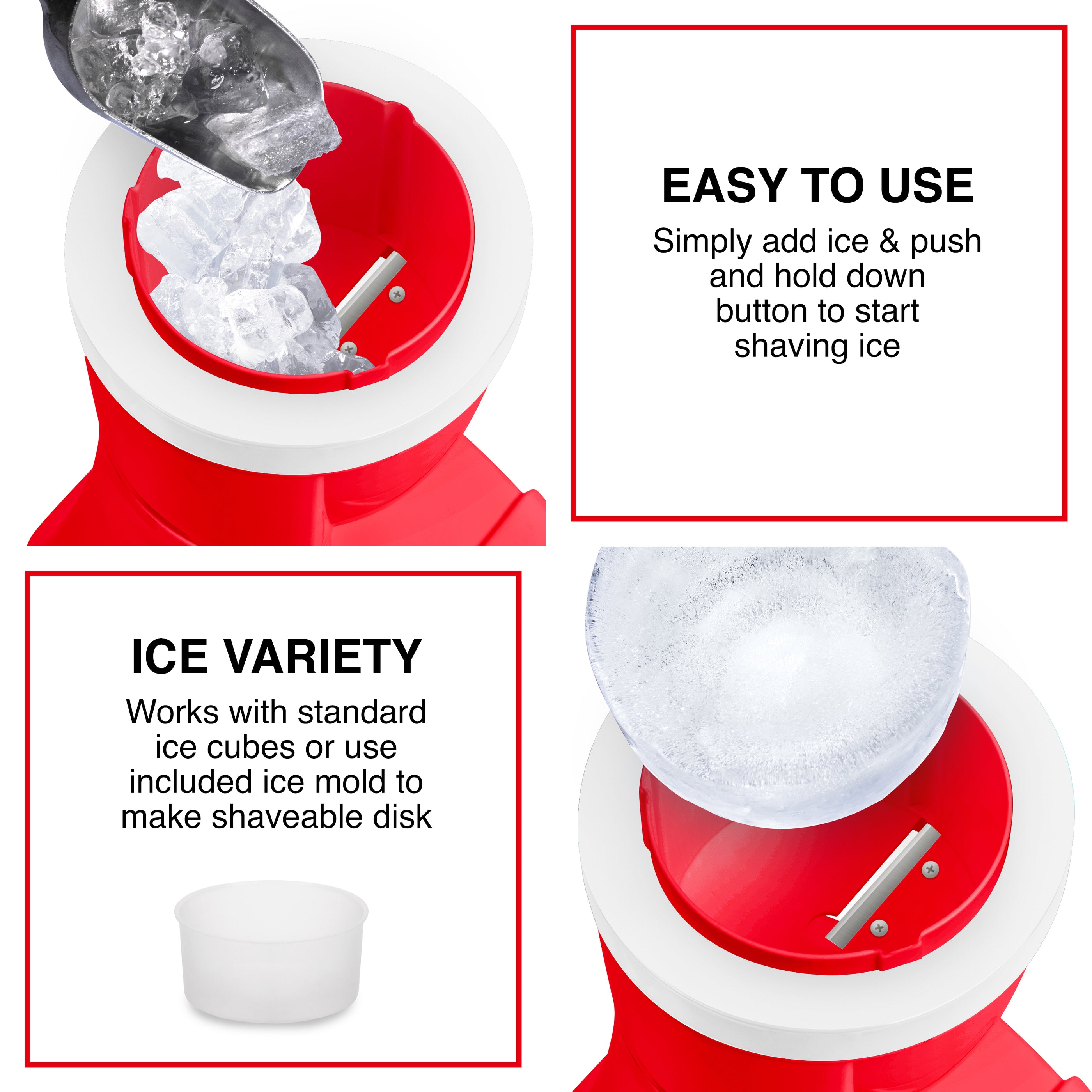 Coca-Cola Electric Shaved Ice & Snow Cone Maker — Nostalgia Products