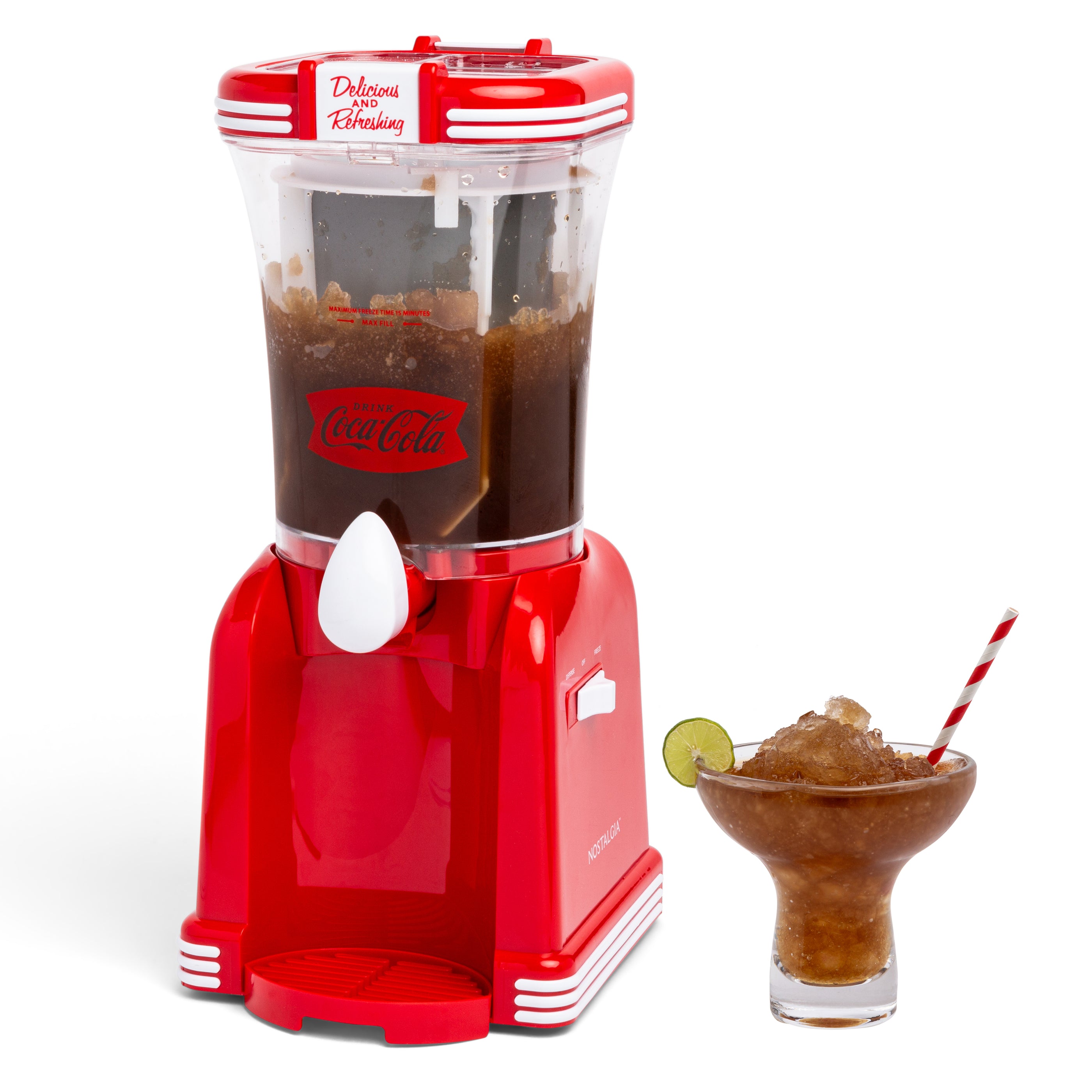 Coca-Cola 32-Ounce Retro Slush Drink Maker — Nostalgia Products