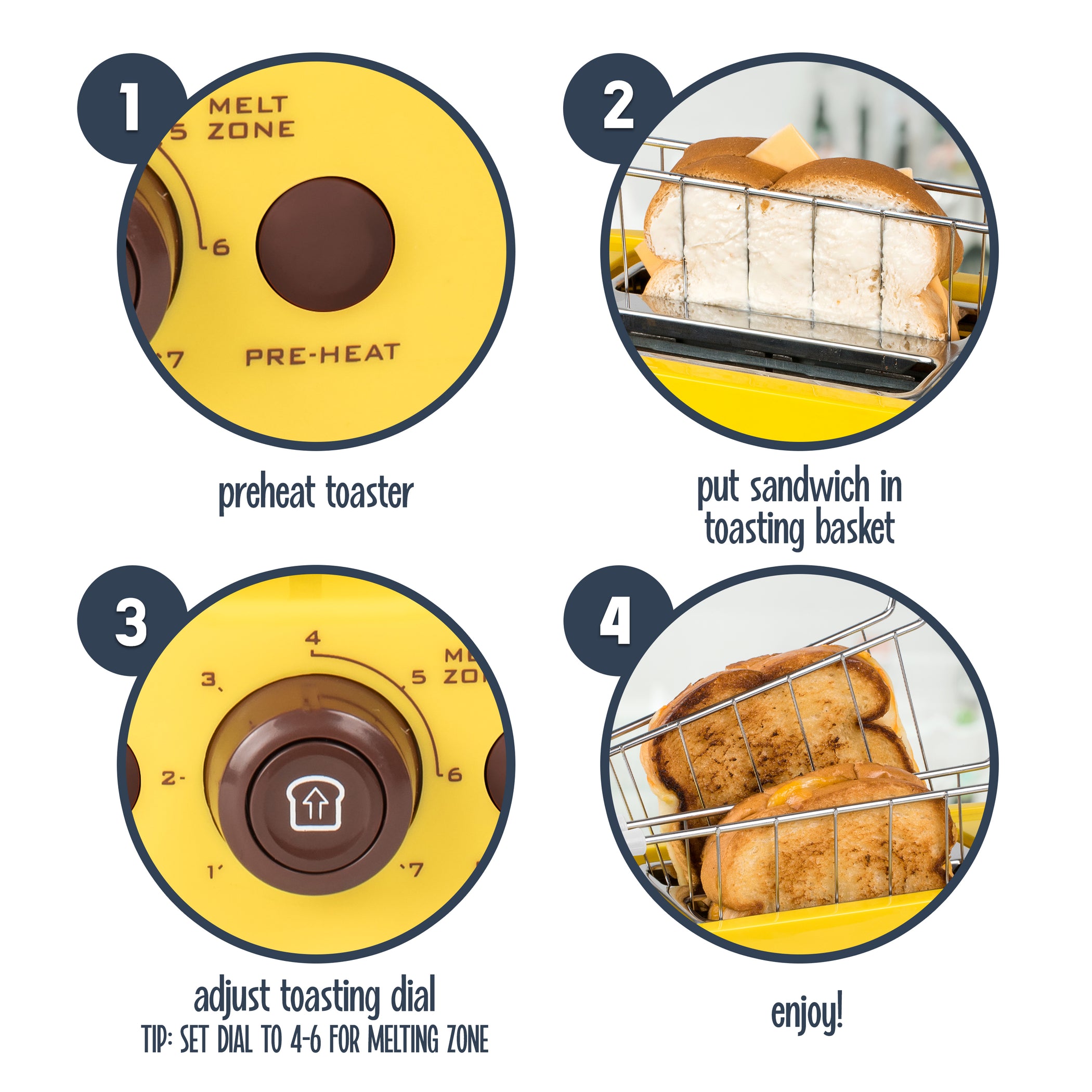 Deluxe Grilled Cheese Sandwich Toaster — Nostalgia Products