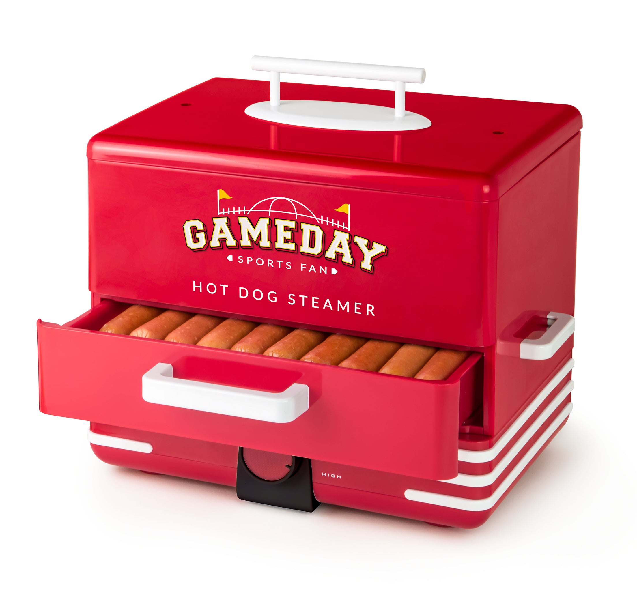 Nostalgia Game Day Hot Dog Steamer and Bun Warmer — Nostalgia Products