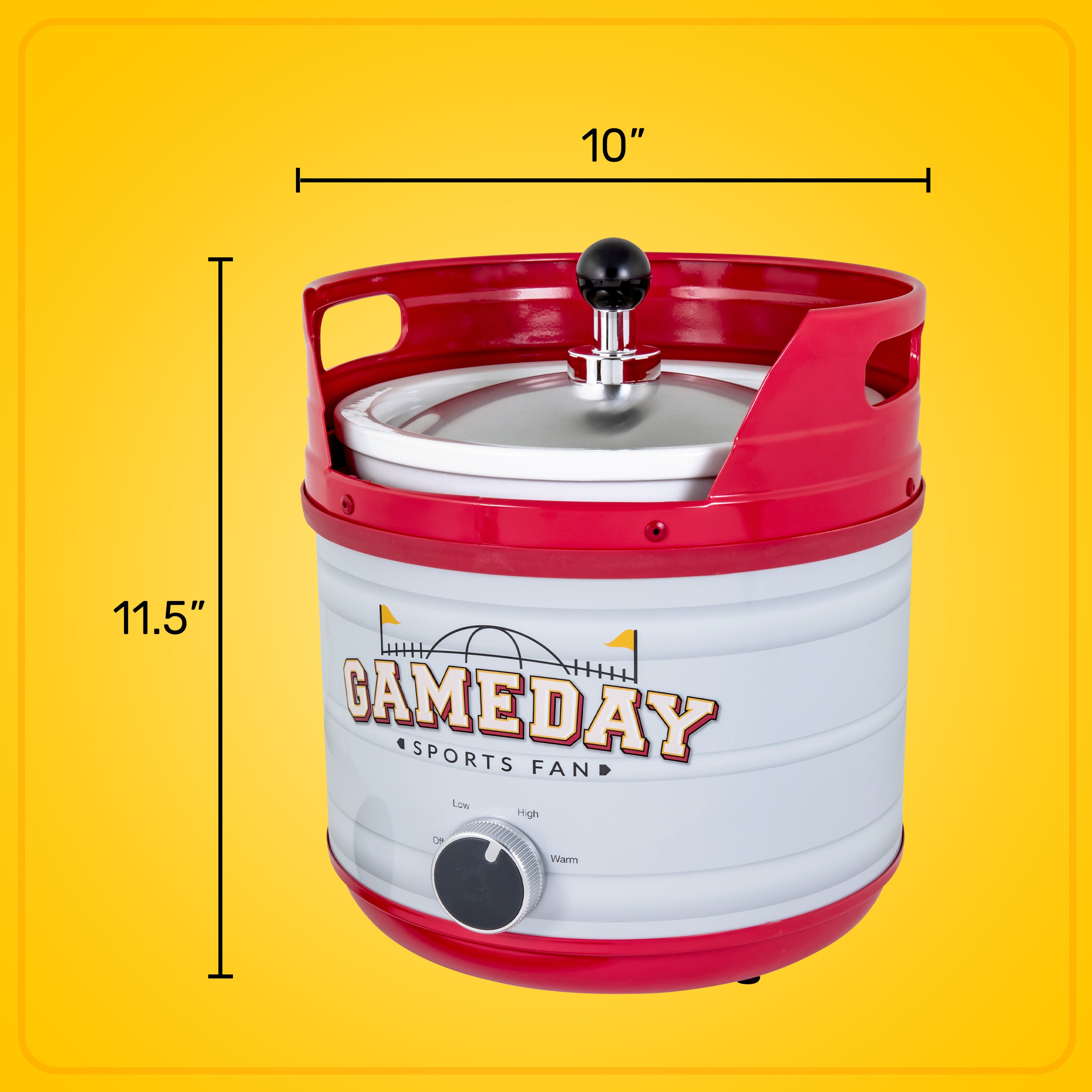 Game Day Kickin’ Keg Cooker — Nostalgia Products