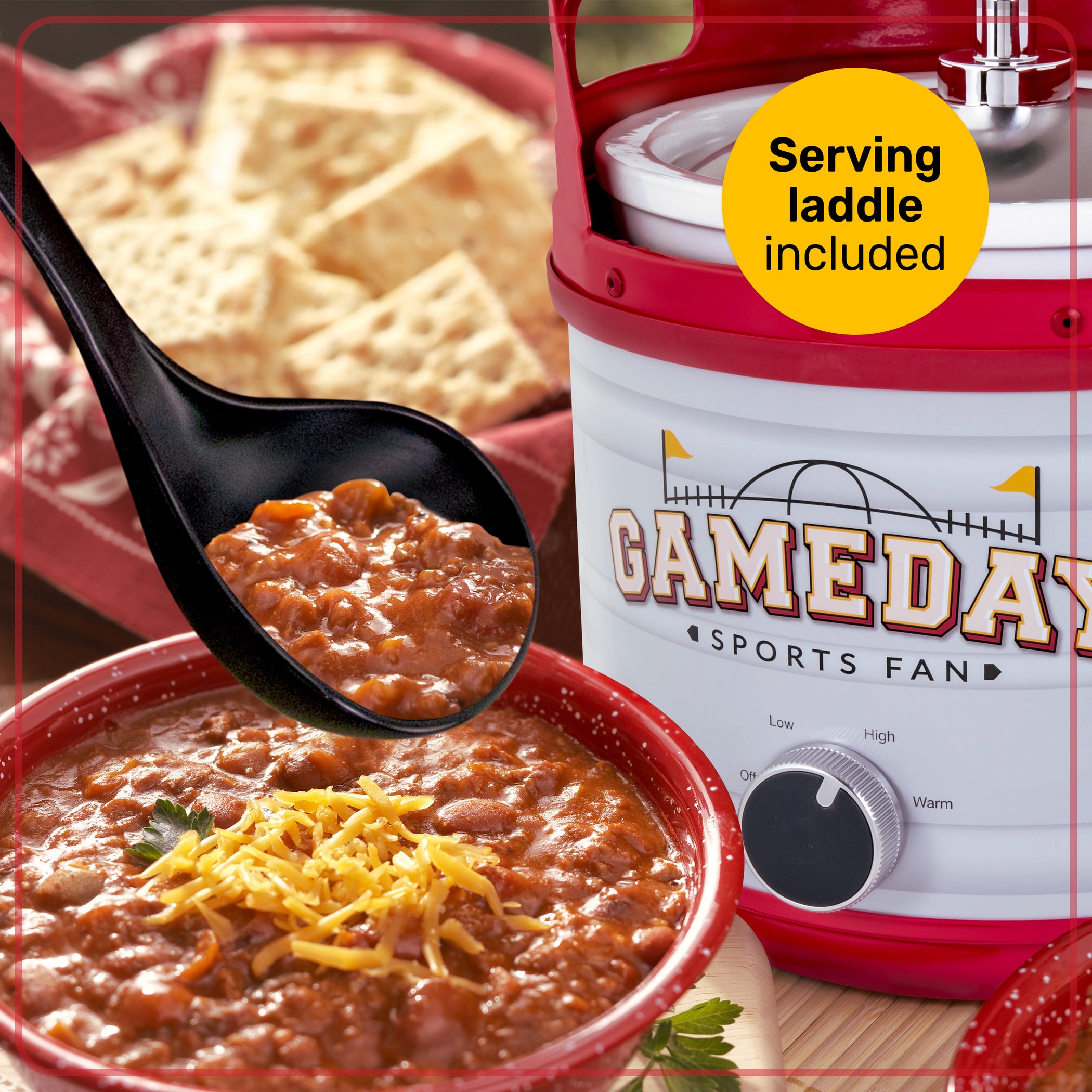 Game Day Kickin’ Keg Cooker — Nostalgia Products