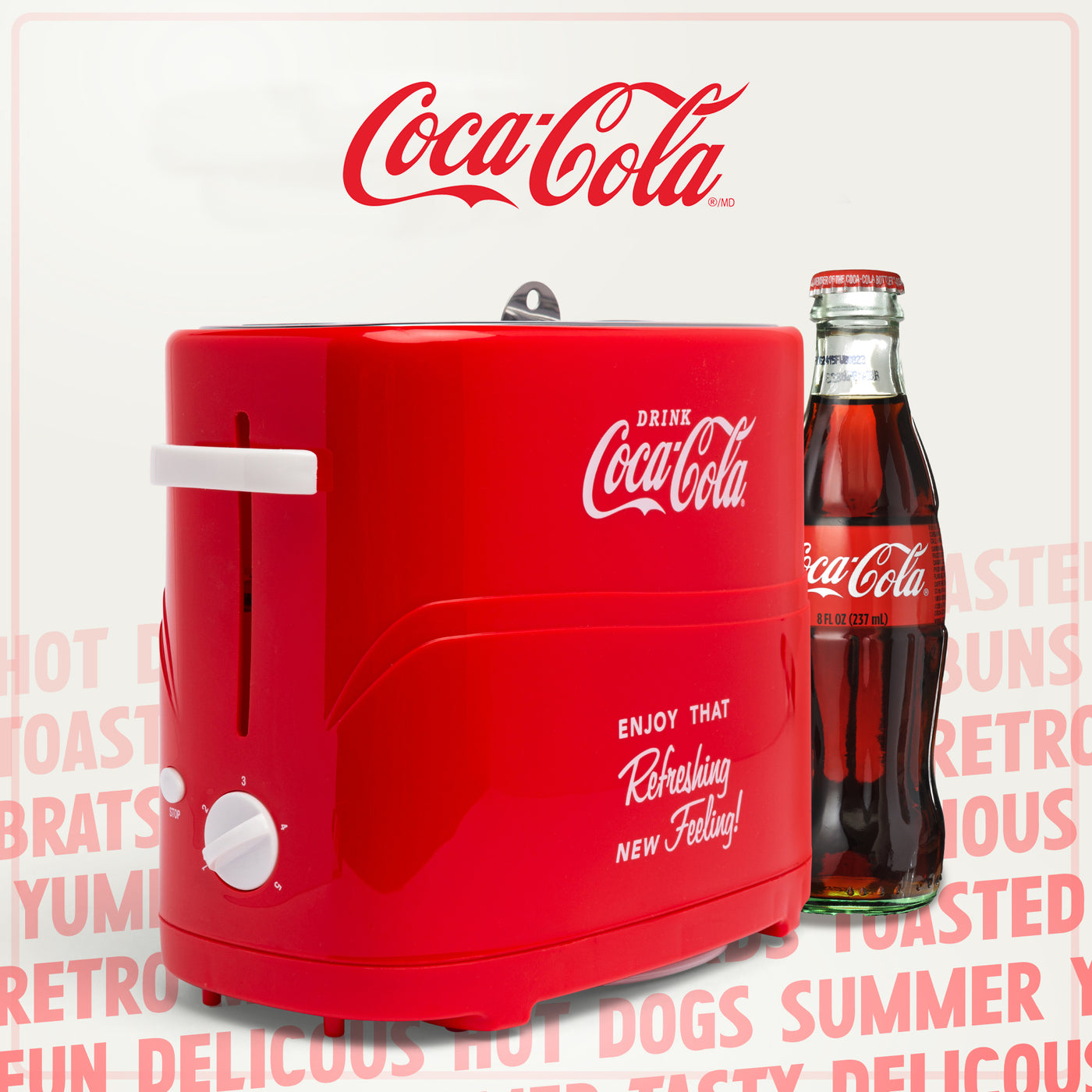 Coca-Cola® Pop-Up Hot Dog Toaster — Nostalgia Products