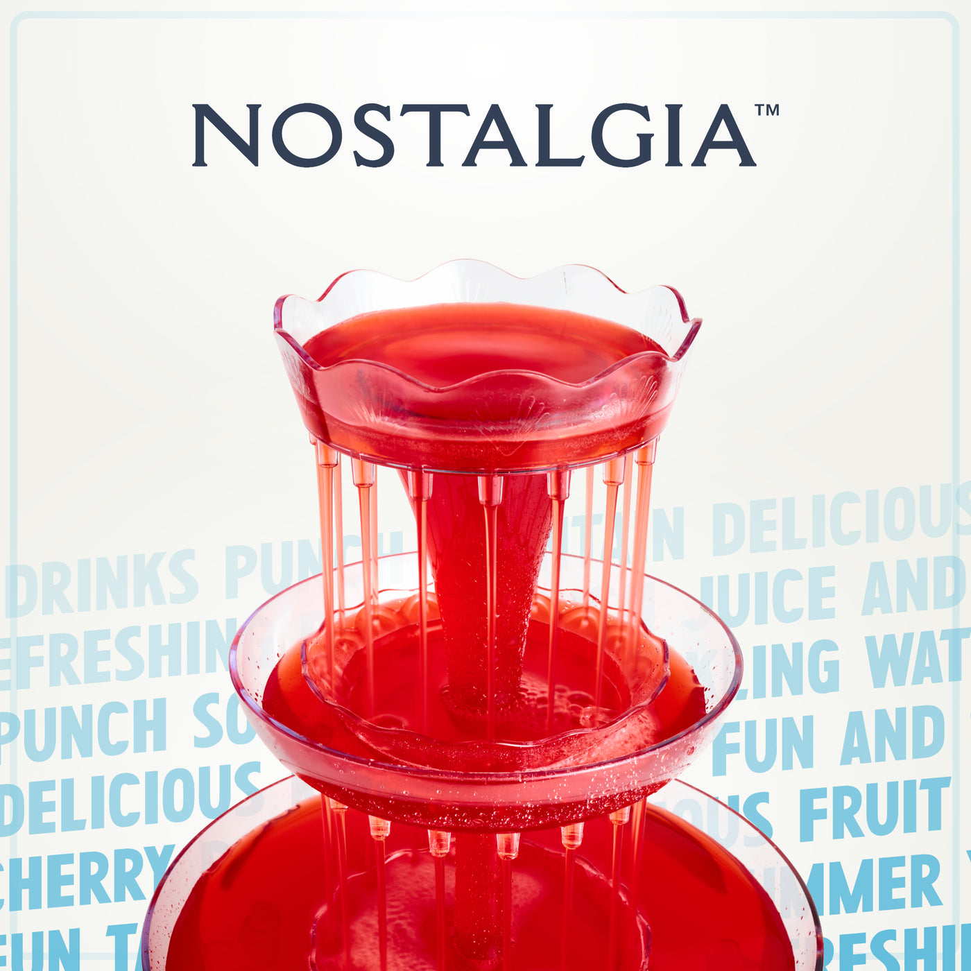 3-Tier Lighted Party Fountain — Nostalgia Products