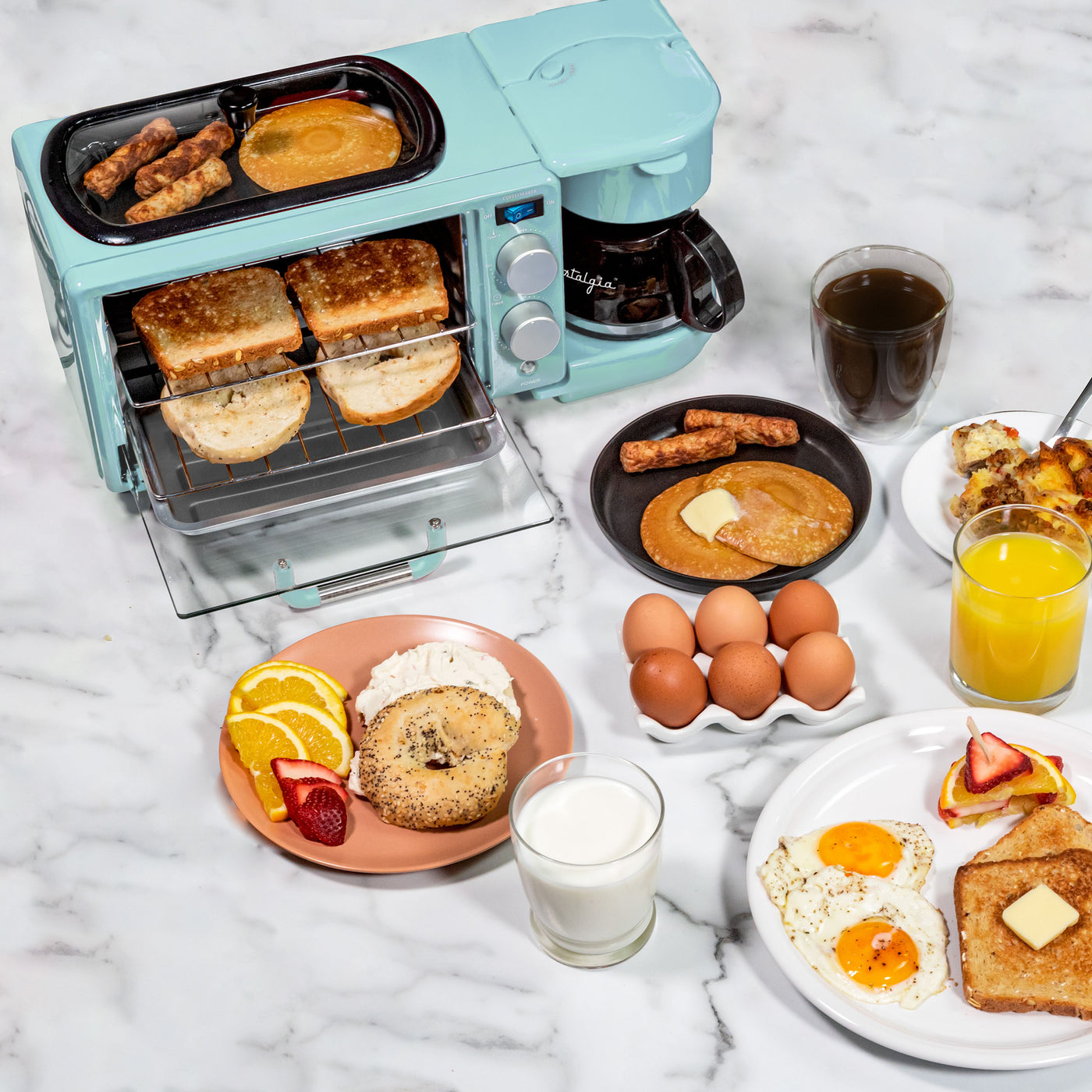 Retro 3-in-1 Breakfast Station — Nostalgia Products