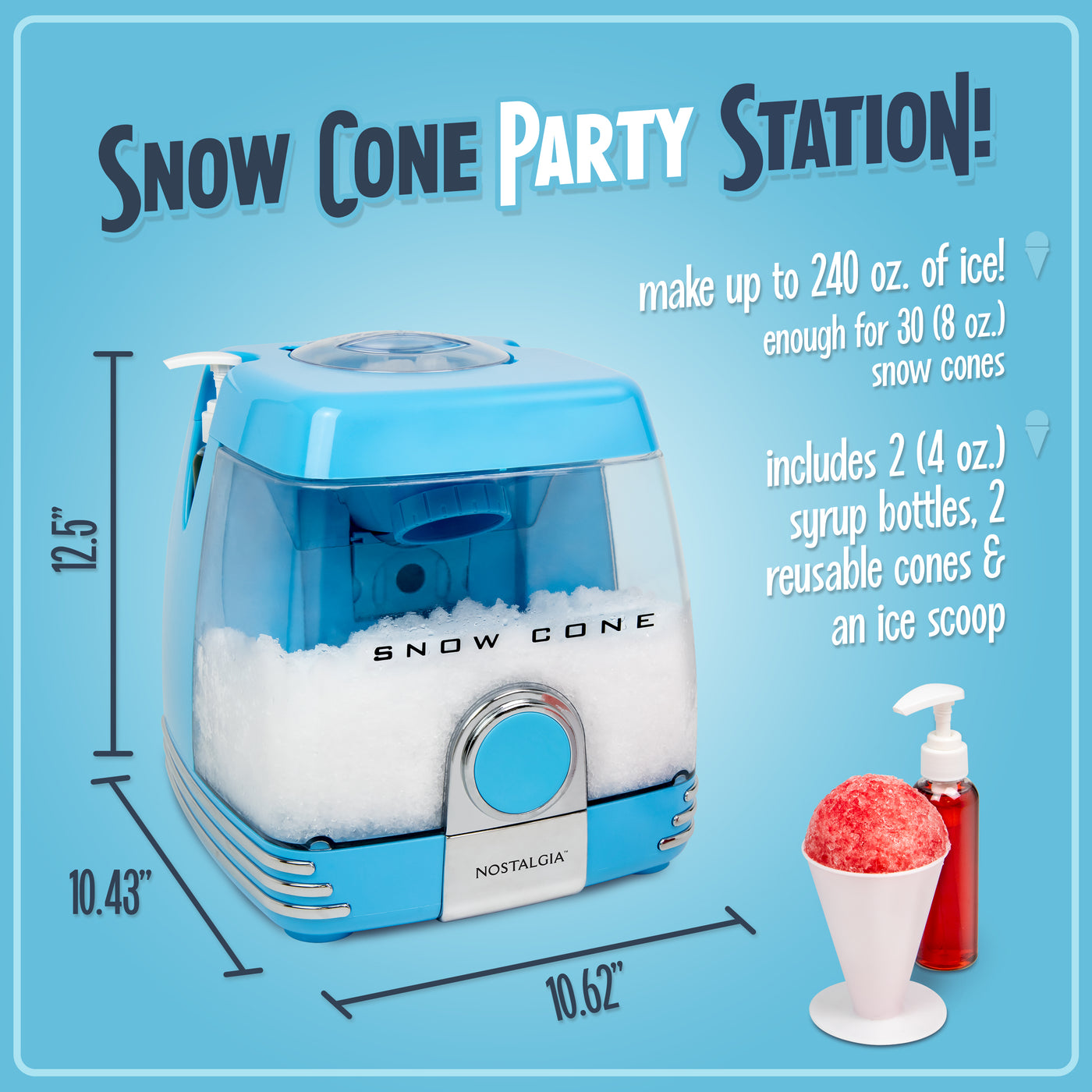 Nostalgia Snow Cone Party Station — Nostalgia Products