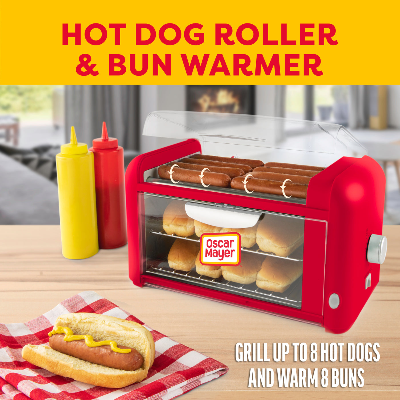 Oscar Mayer Hot Dog Roller and Bun Warmer — Nostalgia Products