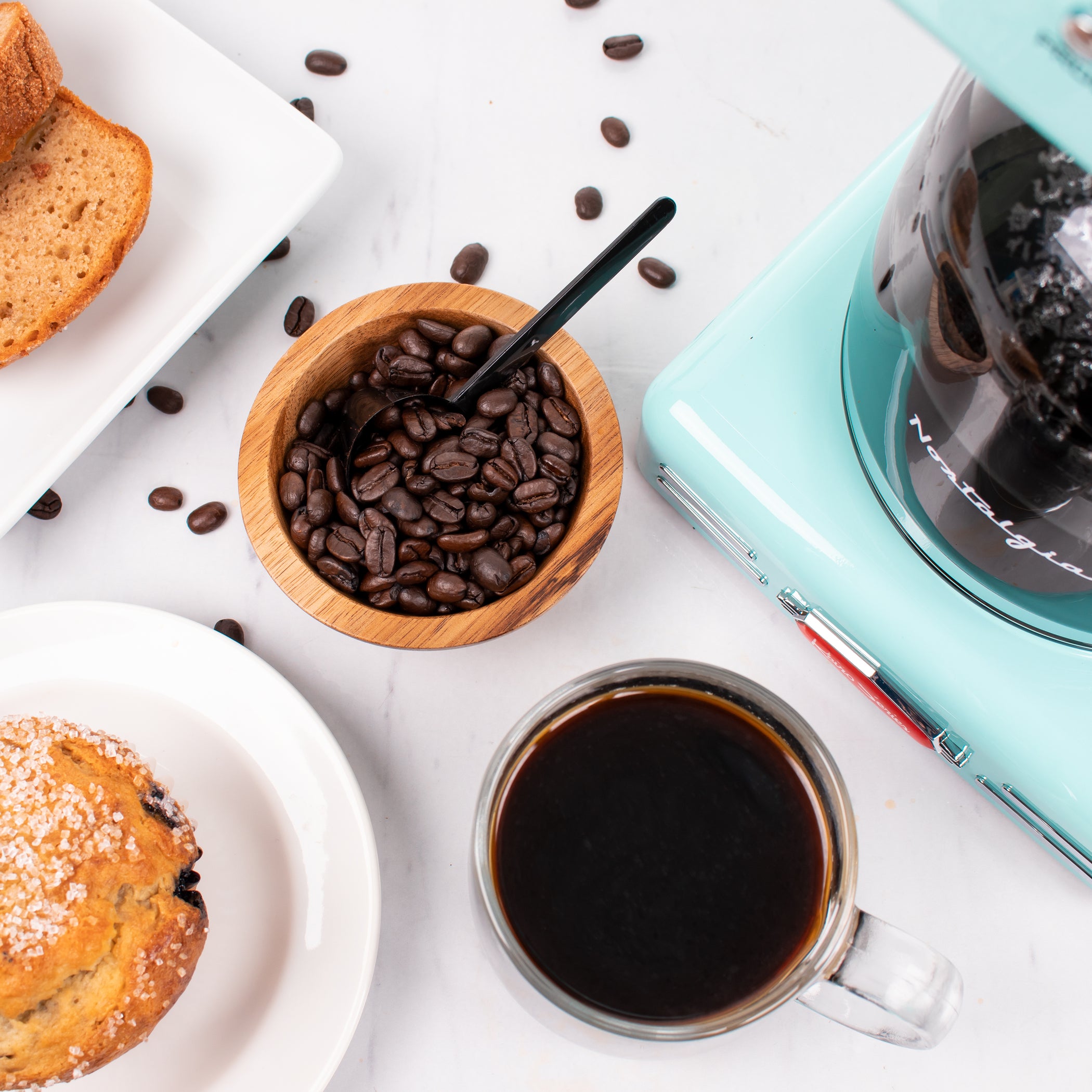 Nostalgia Retro 12-Cup Coffee Maker, Aqua — Nostalgia Products