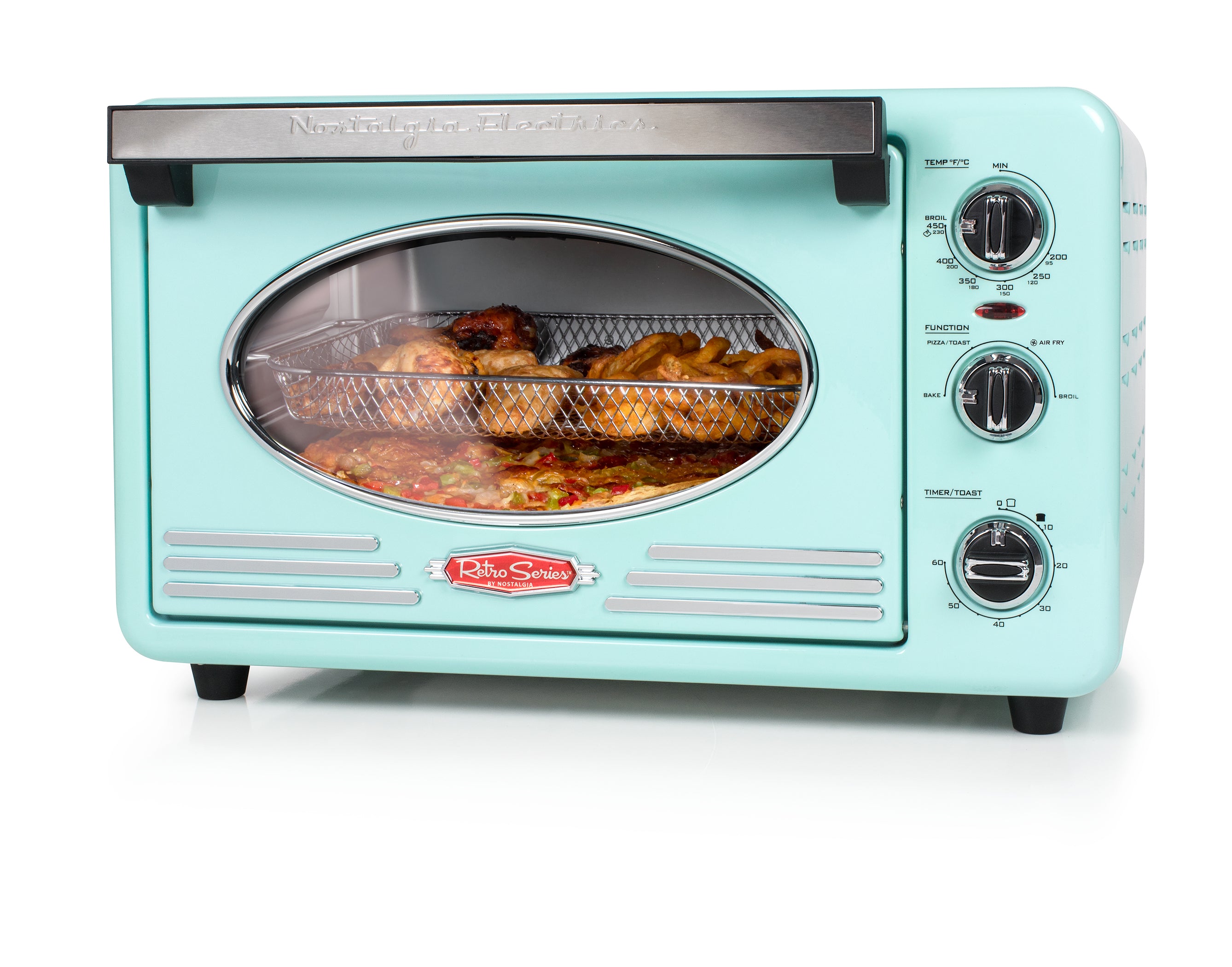 Nostalgia RTOV2AQ Retro 12-Slice Convection Toaster Oven — Nostalgia ...