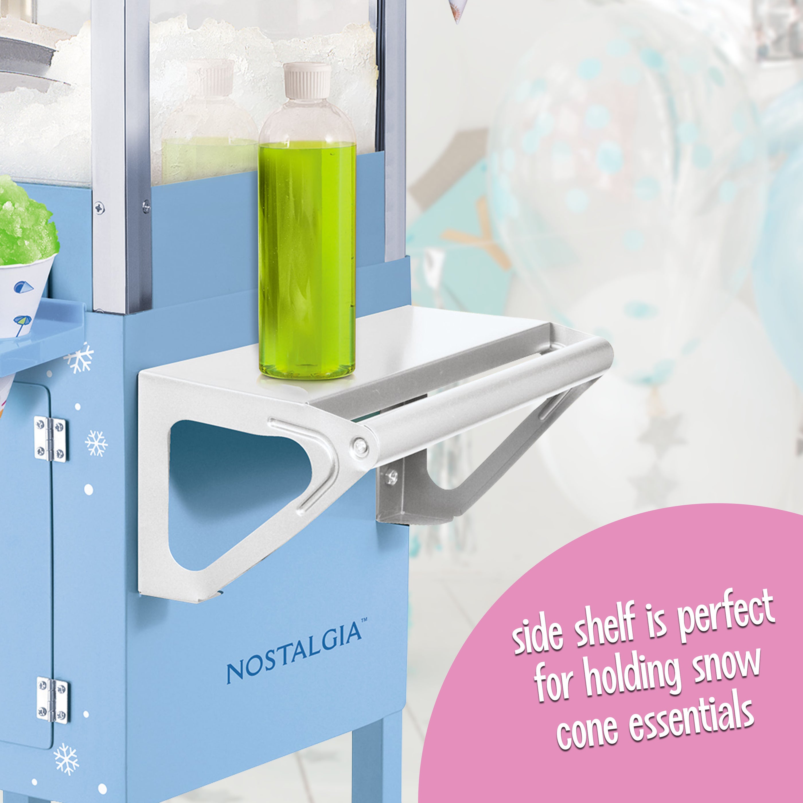 54-Inch Tall Snow Cone Cart — Nostalgia Products