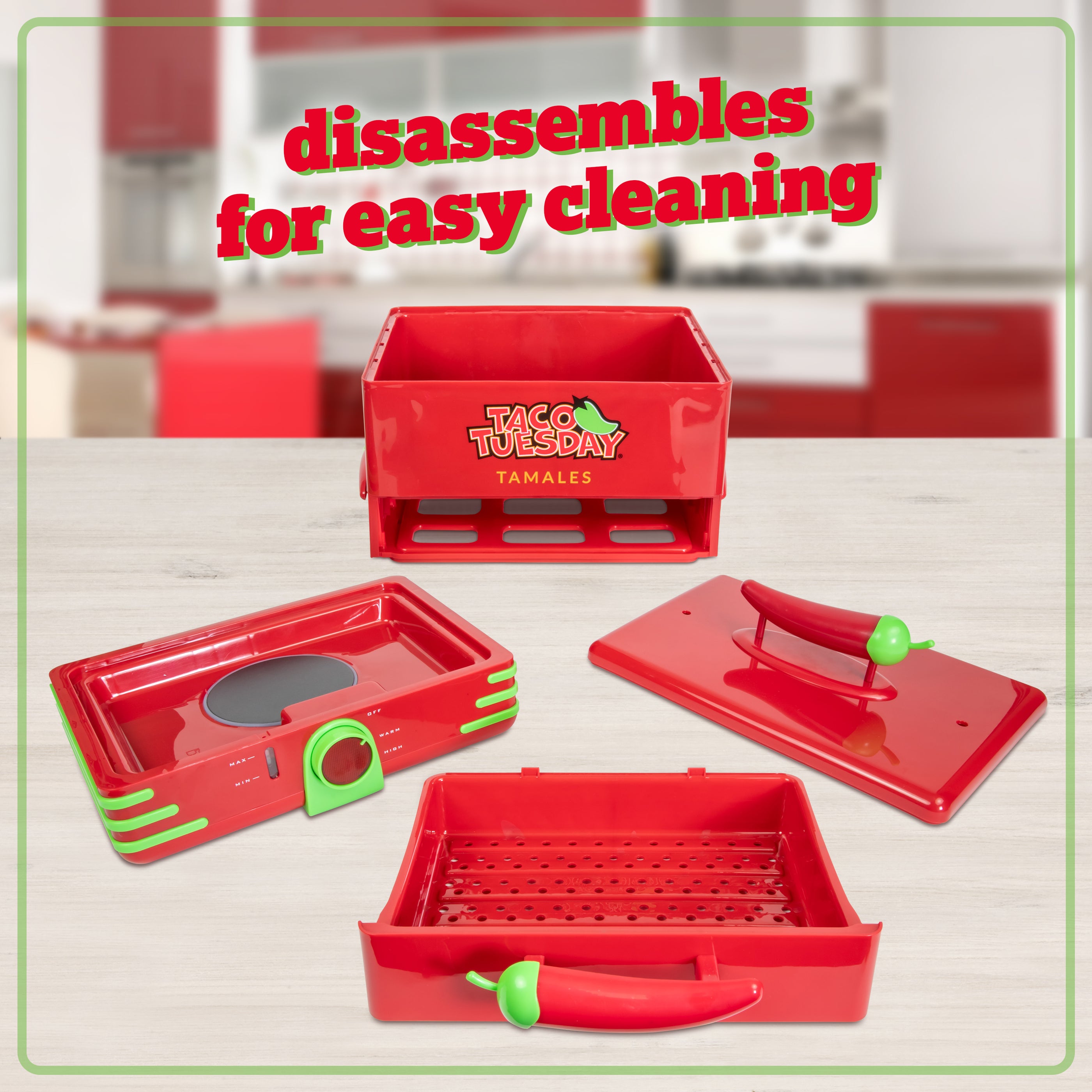 Tamale Warmer Tamale Maker Aazon.co: Nostalgia Taco Tuesday Taales ...