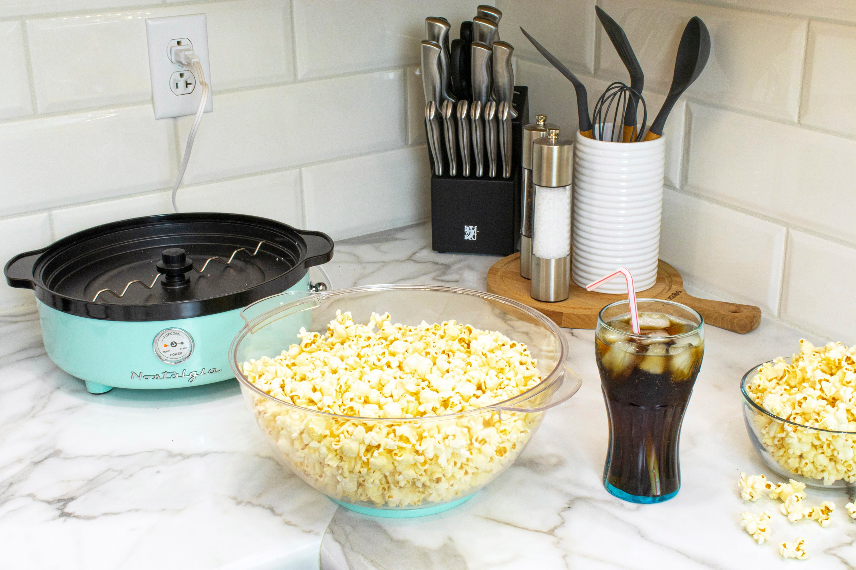 Classic Retro Stirring Popcorn Maker — Nostalgia Products
