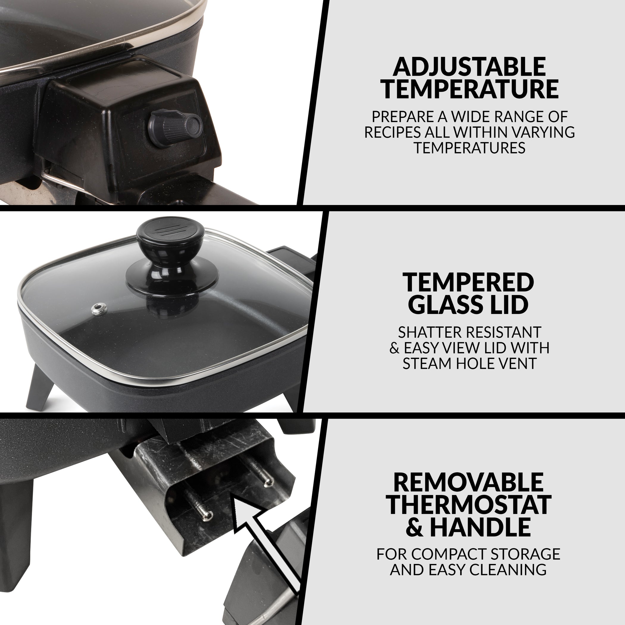 HomeCraft 7-Inch Electric Non-Stick Skillet — Nostalgia Products