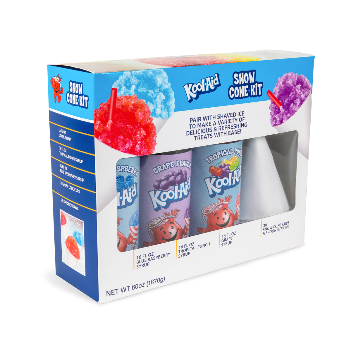 Kool-Aid Snow Cone Syrup Party Kit — Nostalgia Products
