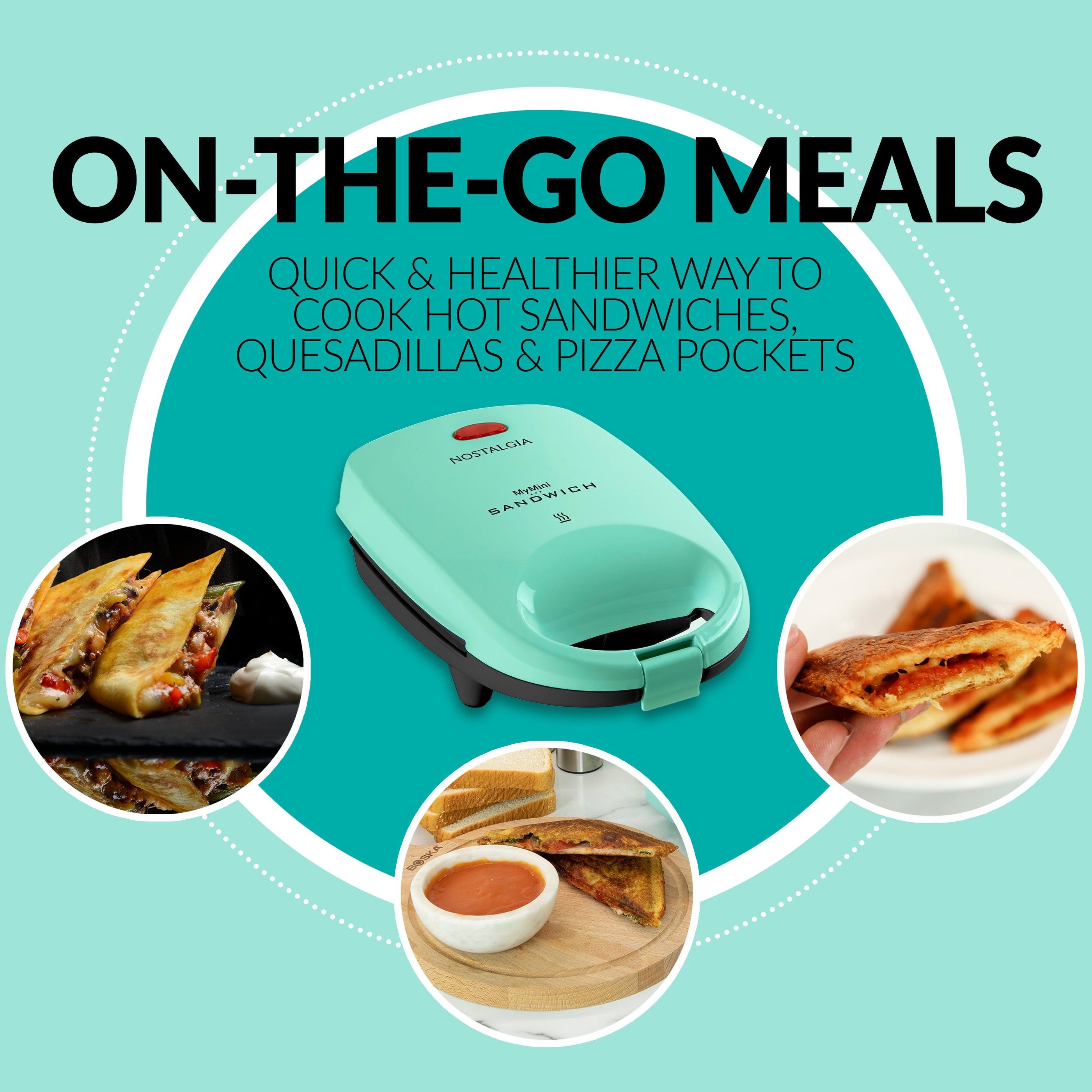 MyMini Personal Sandwich Maker — Nostalgia Products