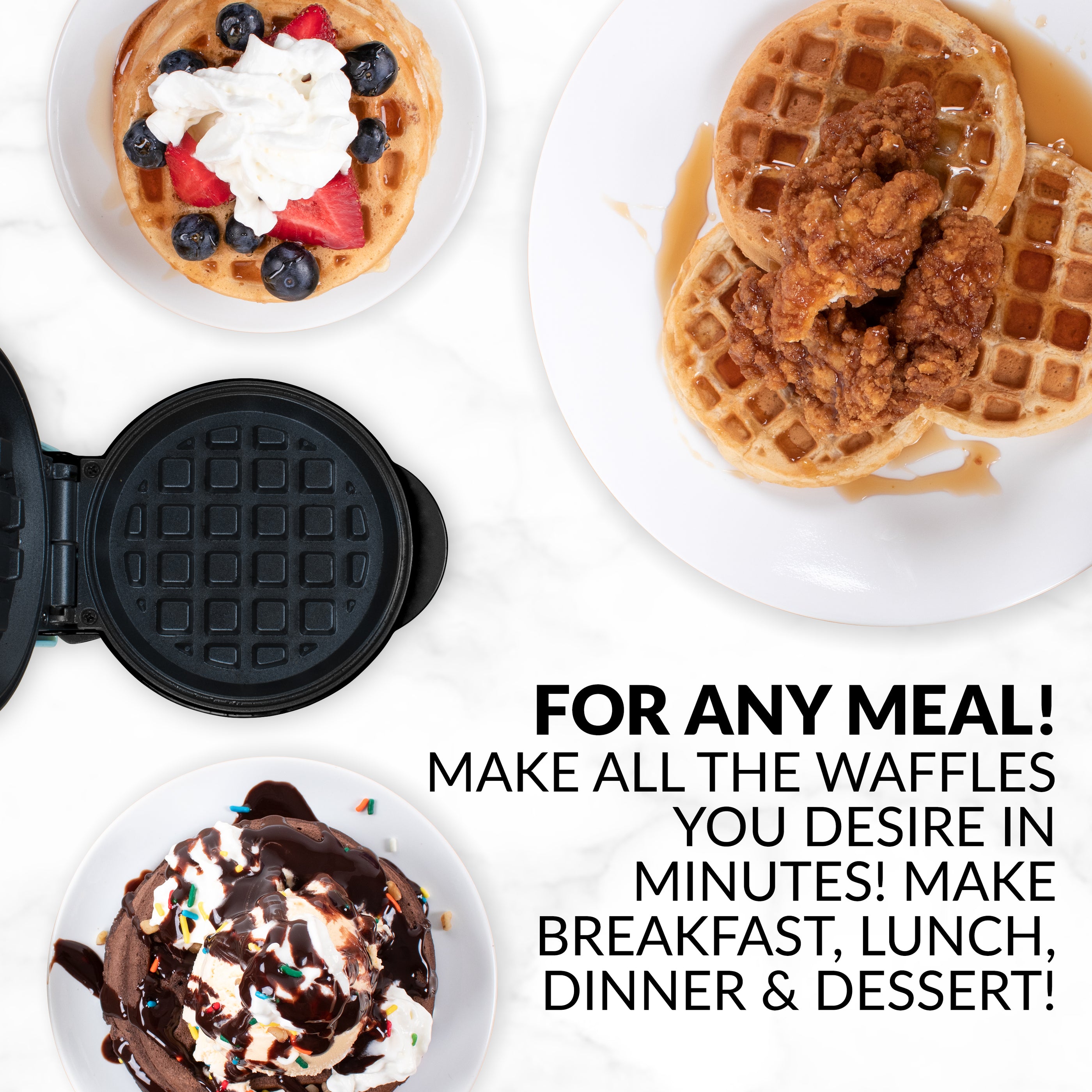MyMini™ Personal Electric Waffle Maker — Nostalgia Products