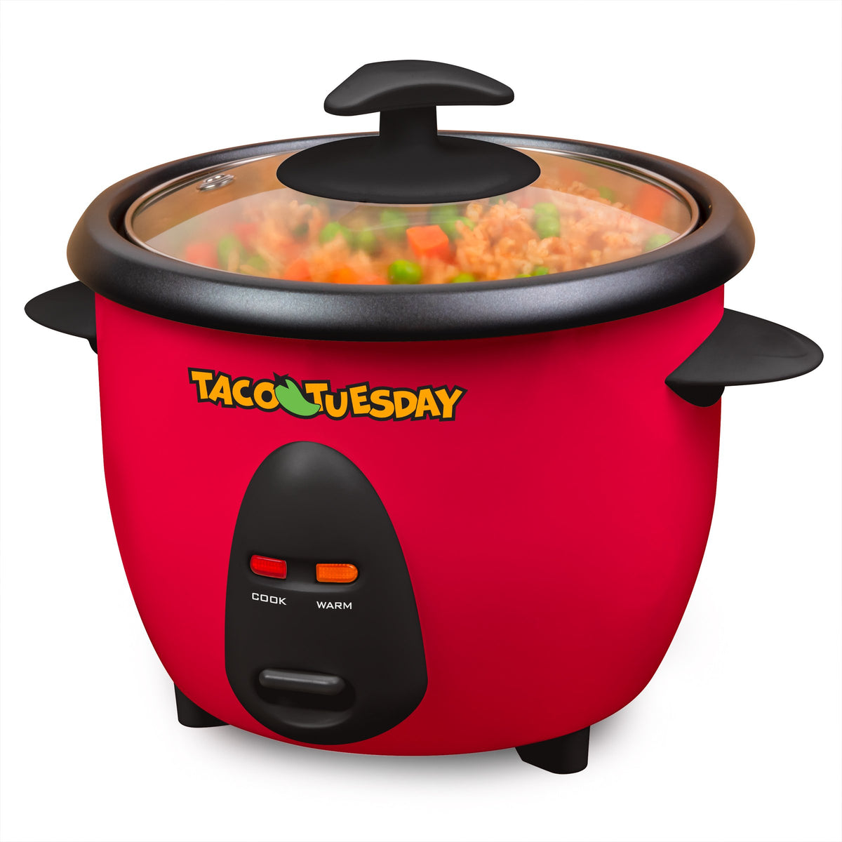 Taco Tuesday 6-Cup Mexican Rice Cooker & Food Steamer — Nostalgia Products